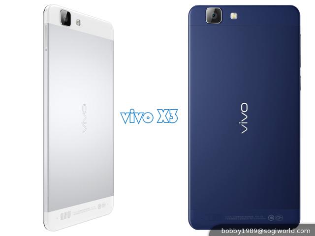 5.75mm超薄智慧機Vivo X3 預購開跑 單機約1萬2- SOGI 手機王