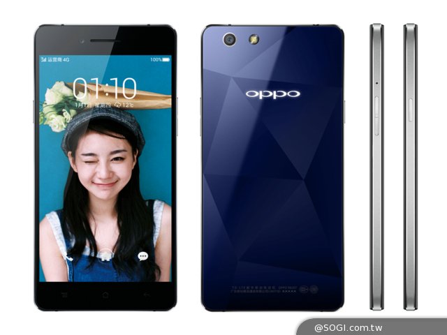 OPPO R1C纖薄4G手機發表 採鑽石流光鏡面設計- SOGI 手機王