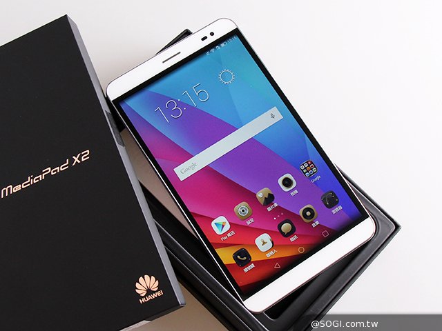 [開箱]7吋雙卡4G通話平板 華為MediaPad X2- SOGI手機王