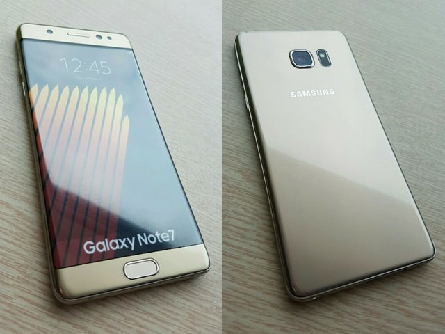 SAMSUNG Note 7上市發表前 金色實機亮相- SOGI 手機王