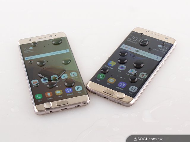 從外型看三星Note 7、Note 5與S7 edge旗艦差異- SOGI 手機王