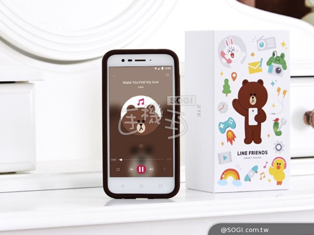 韓國KT電信推出超萌LINE FRIENDS手機- SOGI 手機王