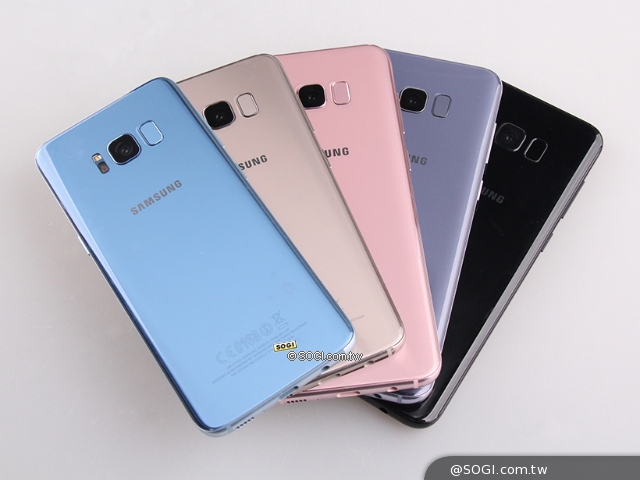 SAMSUNG S8與S8+ 台灣五款上市顏色圖賞- SOGI 手機王