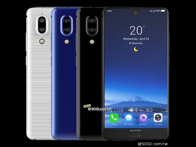 Sharp AQUOS S2夏普手機 9月中推藍、白新色- SOGI 手機王