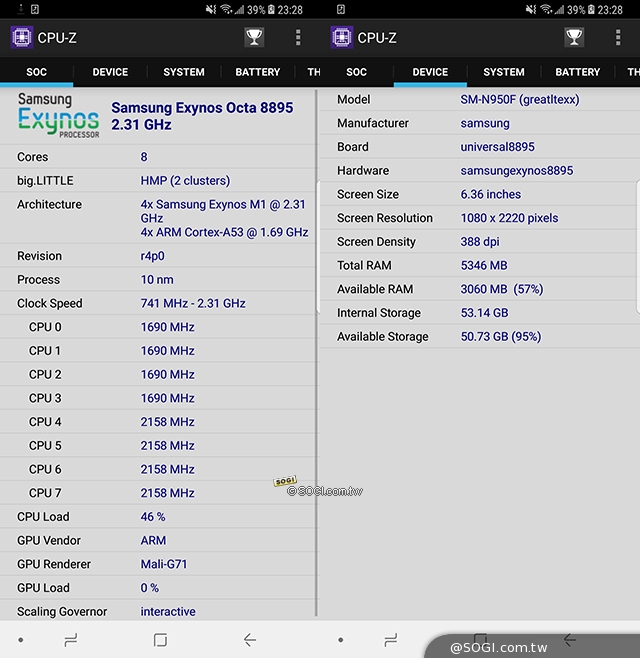 大顯身手！三星Note8台灣四色開箱、效能實測- SOGI 手機王