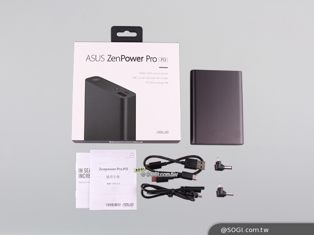雙向快充，筆電也能充！華碩ZenPower Pro PD行動電源開箱- SOGI 手機王