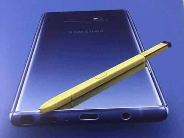 SAMSUNG Note 9宣傳圖流出？機身與S Pen採撞色設計- SOGI 手機王