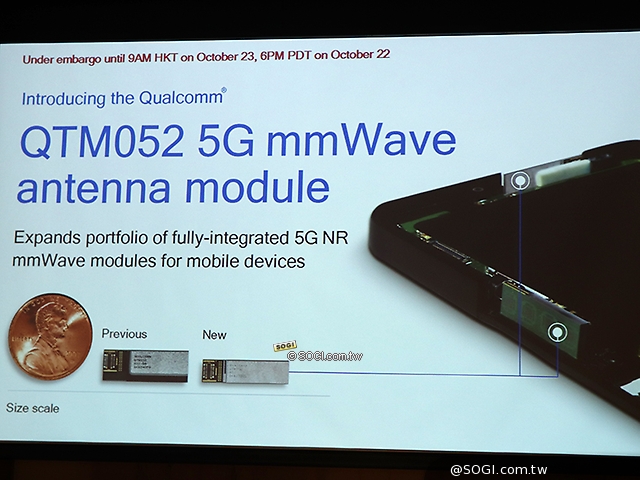 5G手機設計可更彈性！高通發表最小的5G NR毫米波天線模組- SOGI 手機王