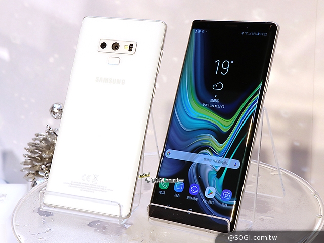 三星Note 9初雪白色款 11/30中華電信獨推4G資費方案- SOGI 手機王