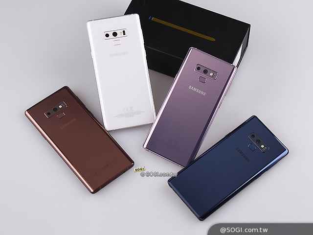 初雪白新顏色來報到 SAMSUNG Note 9台灣上市全色系開箱- SOGI 手機王