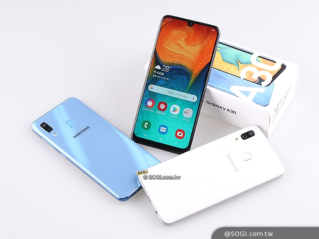 大螢幕、大廣角 SAMSUNG A30全色系開箱- SOGI手機王