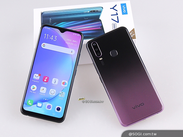 大電量、三鏡頭規格 6.35吋手機vivo Y17開箱- SOGI手機王