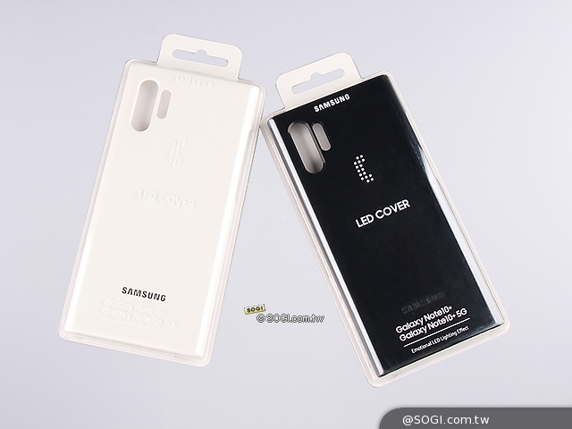 原廠LED背蓋、保護殼種類多 SAMSUNG Note 10系列配件開箱- SOGI 手機王