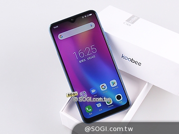 鏡面漸變色、平價續航機 koobee K20開箱- SOGI 手機王