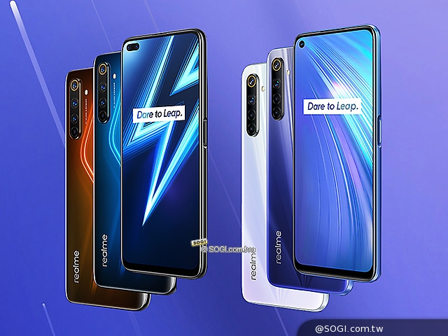 90Hz螢幕、64MP四鏡頭 realme 6系列與智慧手環發表- SOGI 手機王