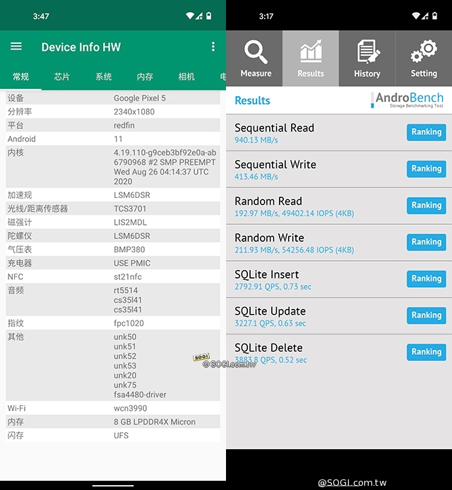 Google首款5G規格手機 Pixel 5與4a 5G開箱跑分- SOGI 手機王
