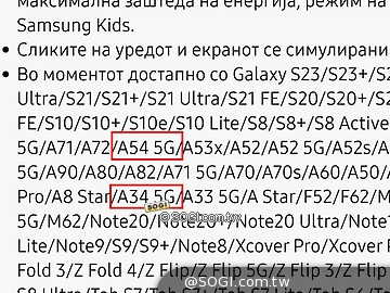 三星A54保護殼現身官網 A34型號也提前曝光- SOGI 手機王