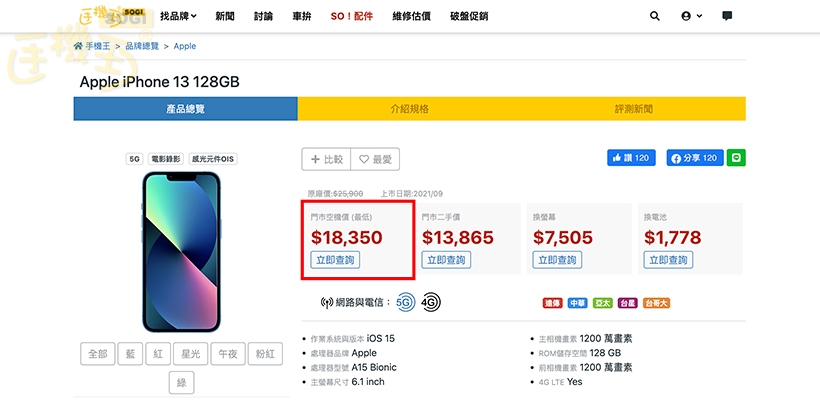 哪裡還有iPhone 13全新空機可以買？通路最低價格一次看(2024.5)- SOGI 手機王