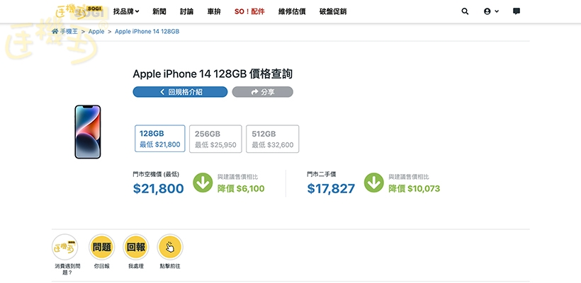 蘋果iPhone 14最低只要兩萬二！通路最低空機價格一次看- SOGI 手機王