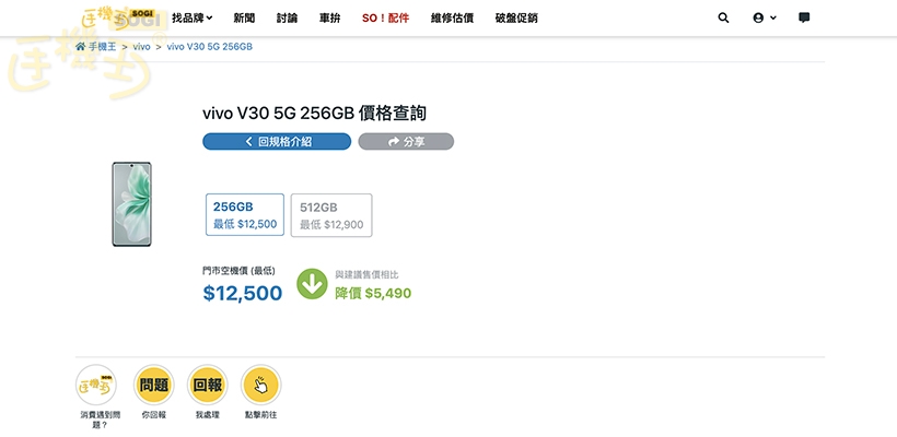 vivo蔡司鏡頭手機哪裡買更划算？V30 Pro 5G通路最低價格整理(2024.6)- SOGI 手機王