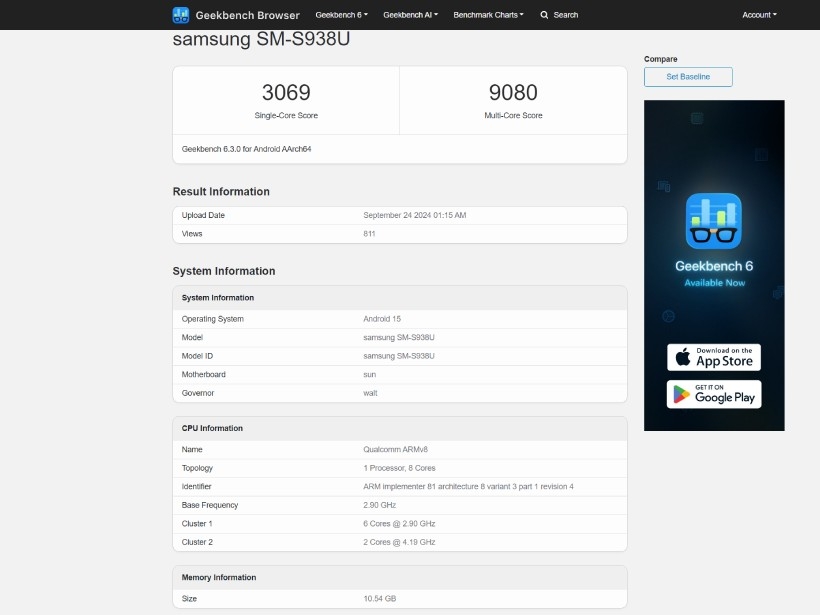 三星S25 Ultra效能疑洩 S8 Gen 4 for Galaxy規格傳曝光- SOGI 手機王