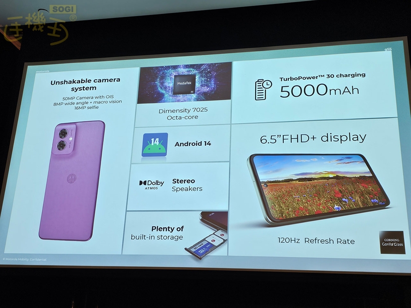 5千萬畫素相機、5千大電量 Motorola g85 5G與g55 5G台灣上市- SOGI 手機王