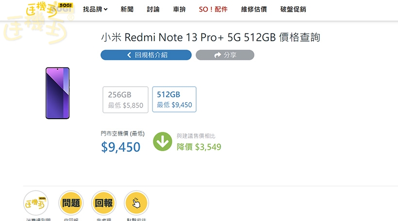 紅米Note 13 Pro+ 5G新年限定特惠！小米商城折價2千再送Redmi Buds 5- SOGI 手機王