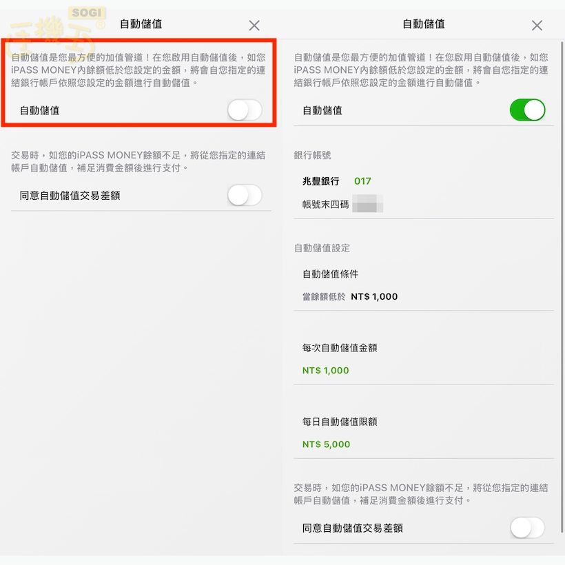 一卡通PLUS如何使用iPASS MONEY過卡開通、自動加值？操作設定一次看懂- SOGI 手機王