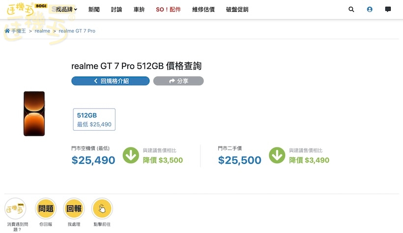 realme GT 7 Pro也有超人氣橙色手機！通路價格比iPhone 17還要更便宜(2025.9)- SOGI 手機王