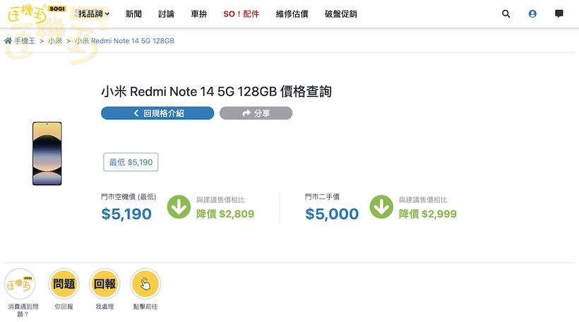 這款紅米手機不用4千8就能入手！Redmi Note 14 5G上市半年通路最低價格整理(2025.7)- SOGI 手機王
