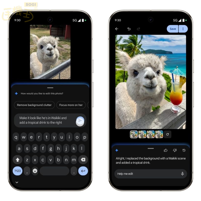 用說的就能編輯照片！Google相簿對話編輯新功能美國上線- SOGI 手機王
