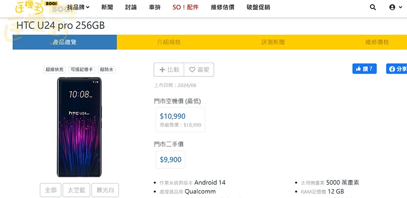 HTC十月購機好禮異動！官網買U24 pro改送這兩款手機配件- SOGI 手機王